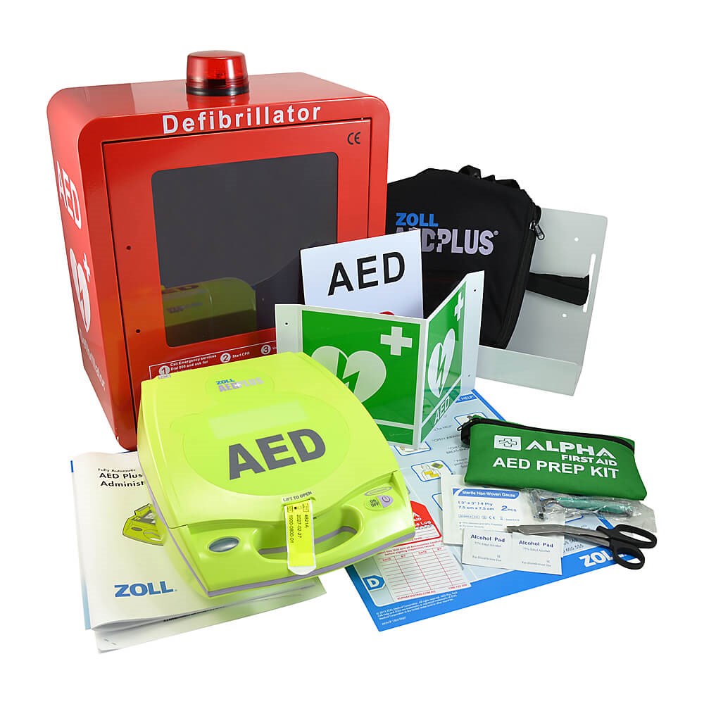 Zoll Save A Life Defibrillator Package - Alpha First Aid
