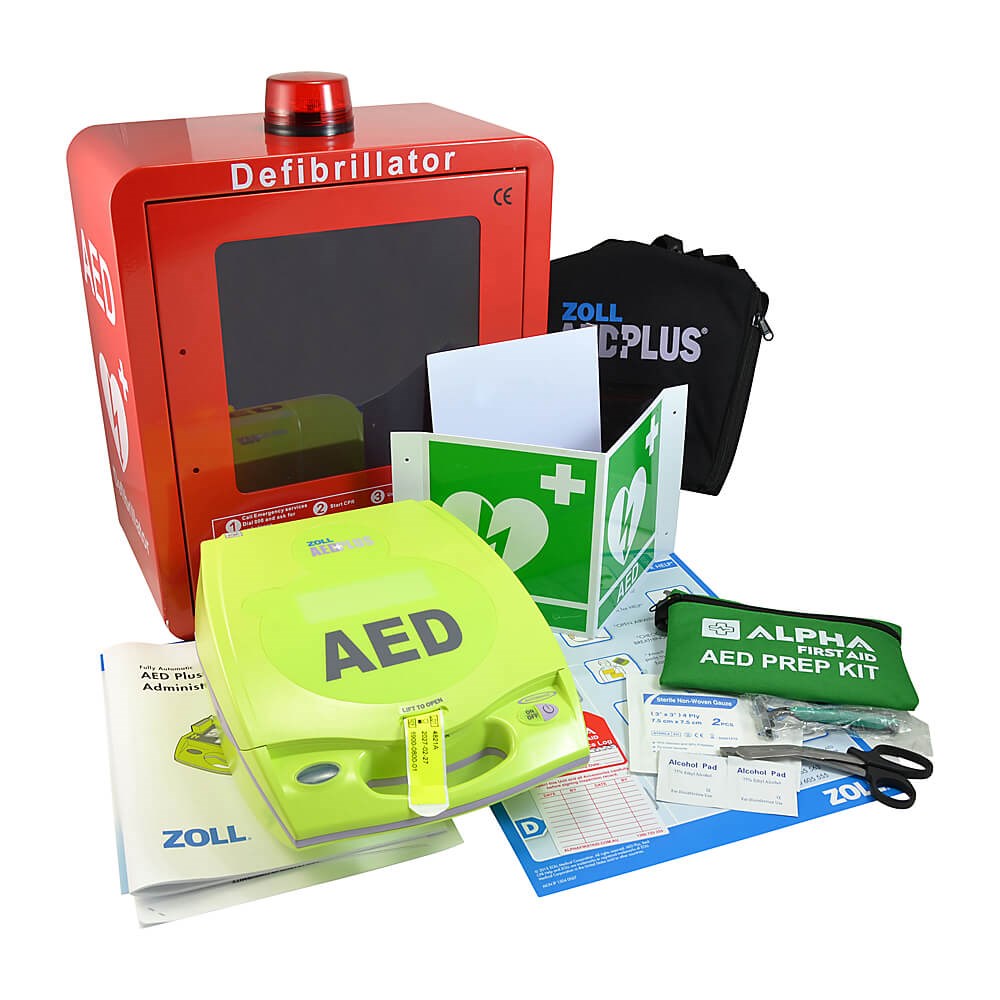 Zoll Save A Life Defibrillator Package - Alpha First Aid