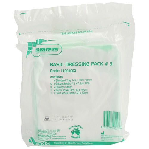 Basic Dressing Pack - Alpha First Aid