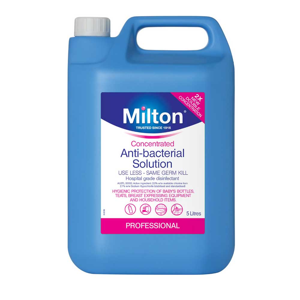 Milton Hospital Grade Disinfectant 5L - Alpha First Aid