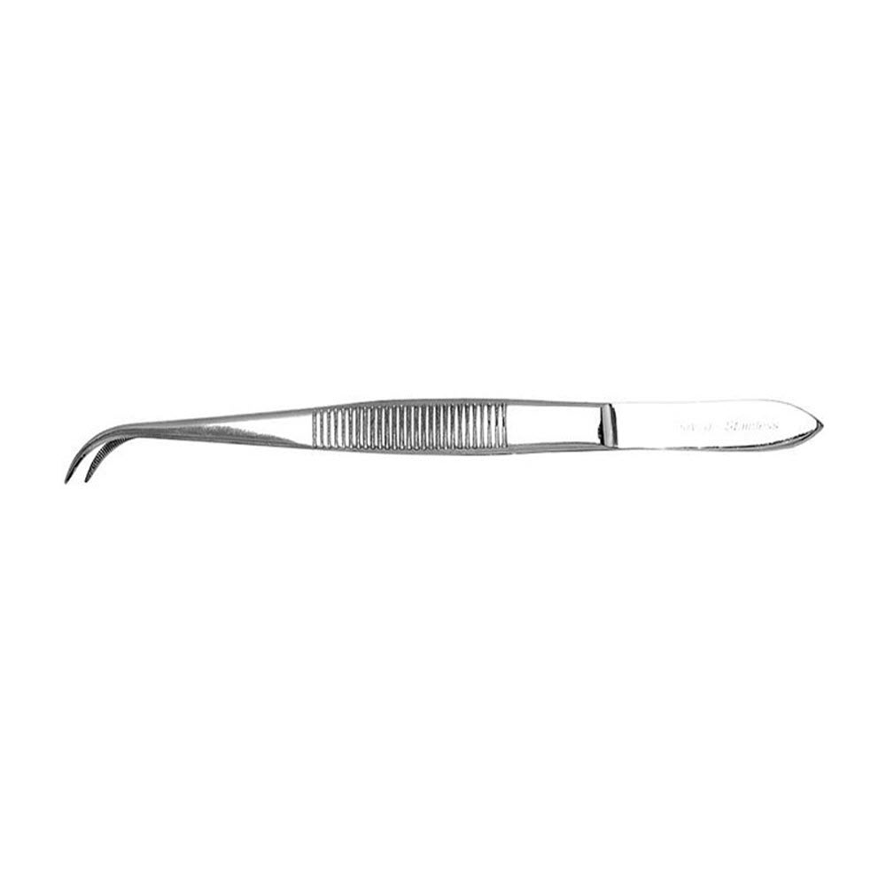 Forcep Dissecting Fine Point Curved 13cm - Alpha First Aid