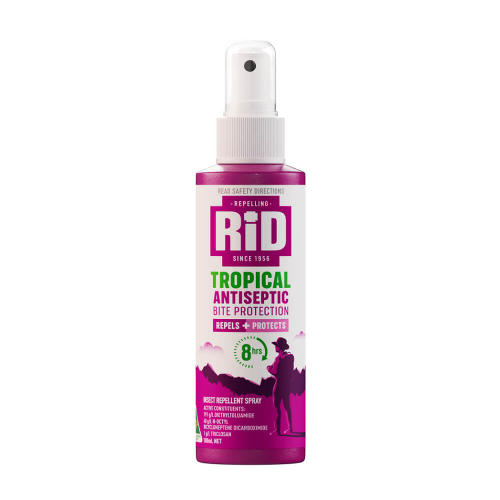 Rid Insect Repellent Tropical Strength Pump Spray 100ml - Alpha First Aid