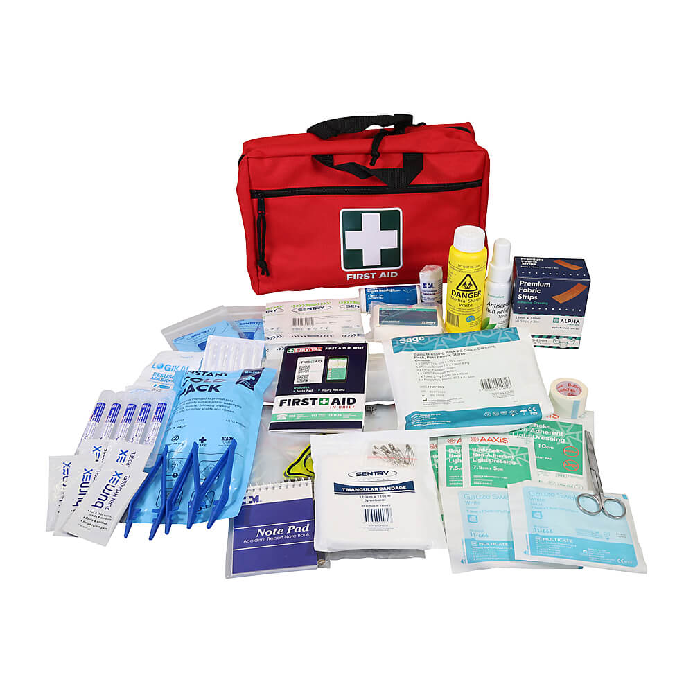 WORKPLACE COMPLIANT SMALL LOW RISK KIT 1-29 PERSONS IN RSPE - Alpha First Aid