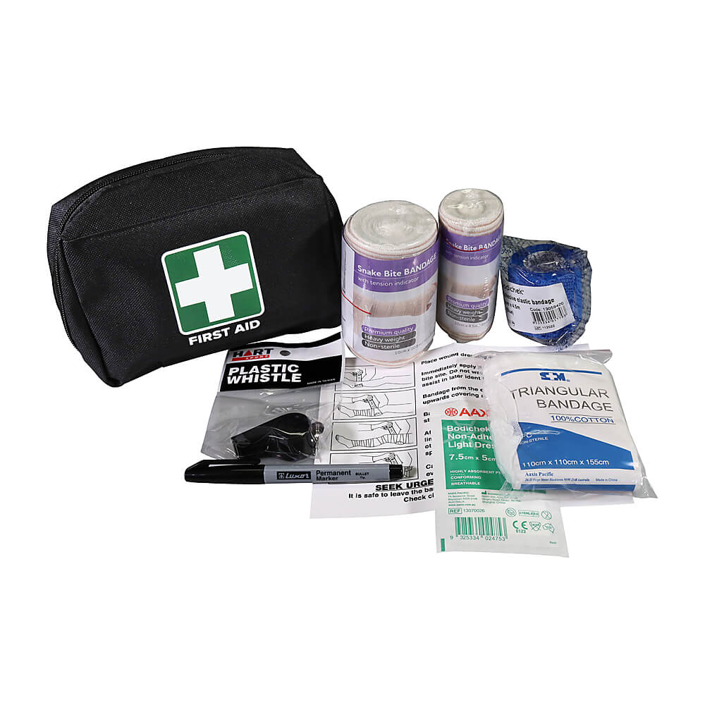 Snake Bite Kit in Belt Pouch (Printed) - Alpha First Aid