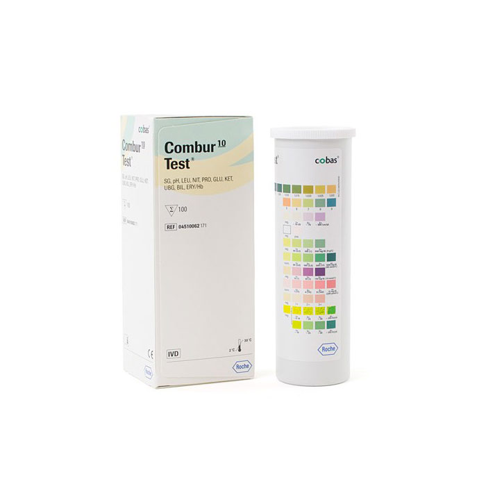 Combur 10 Urinanalysis Test Strips (100) - Alpha First Aid