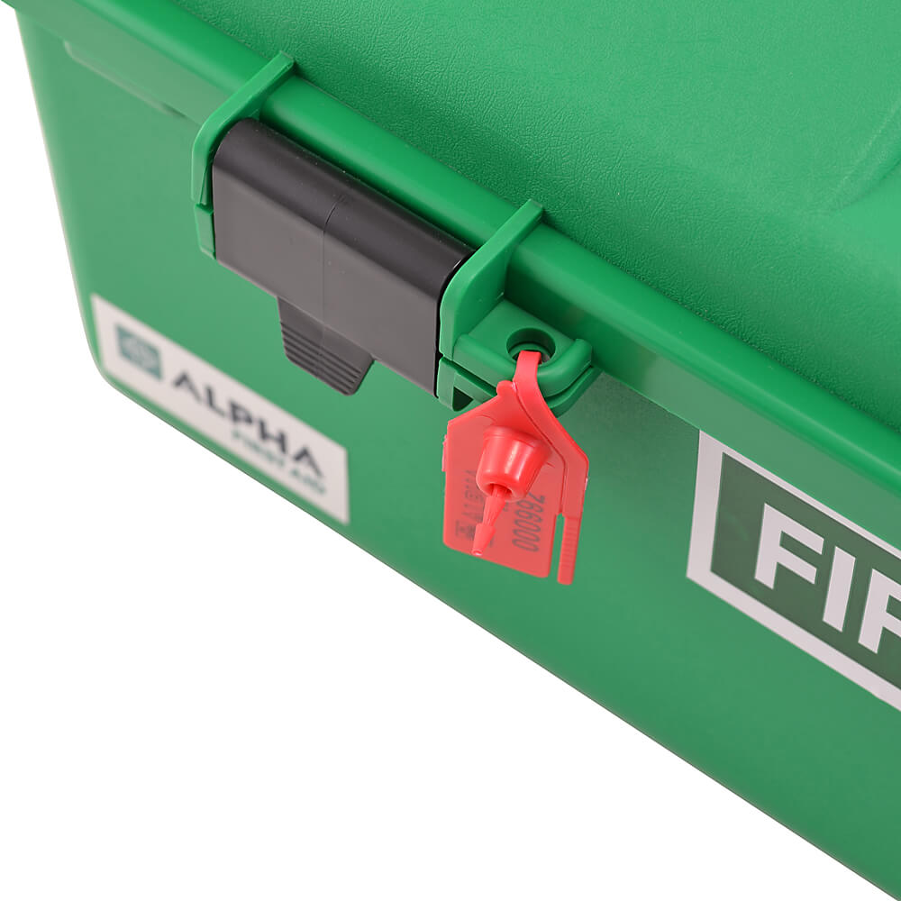 First Aid Kit Red Tamper Seal (10) - Alpha First Aid