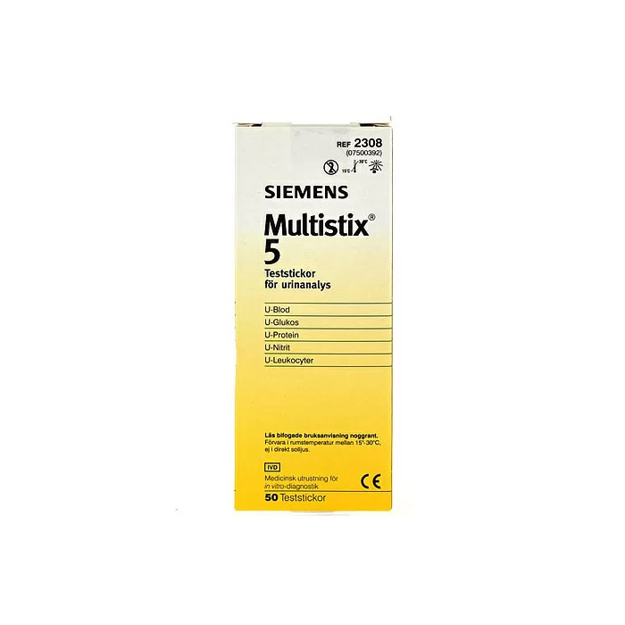 Multistix 5 Test Strips - Reagent Strips (50) - Alpha First Aid