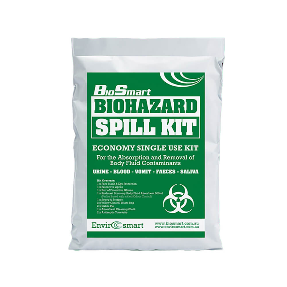 Biosmart Biohazard Spill Kit Economy - Single Use - Alpha First Aid