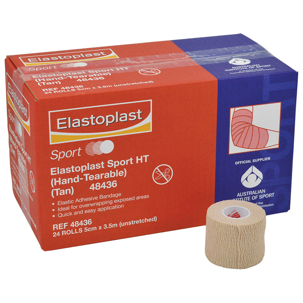 Elastoplast Hand Tearable EAB 5.0cm x 3.5m Tan - Alpha First Aid