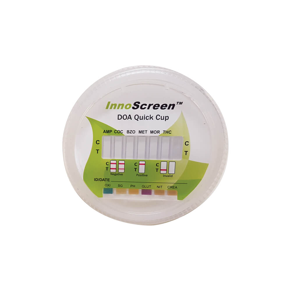 InnoScreen DOA Quick Cup 6 Panel + Adulterants [Box of 25] - Alpha ...