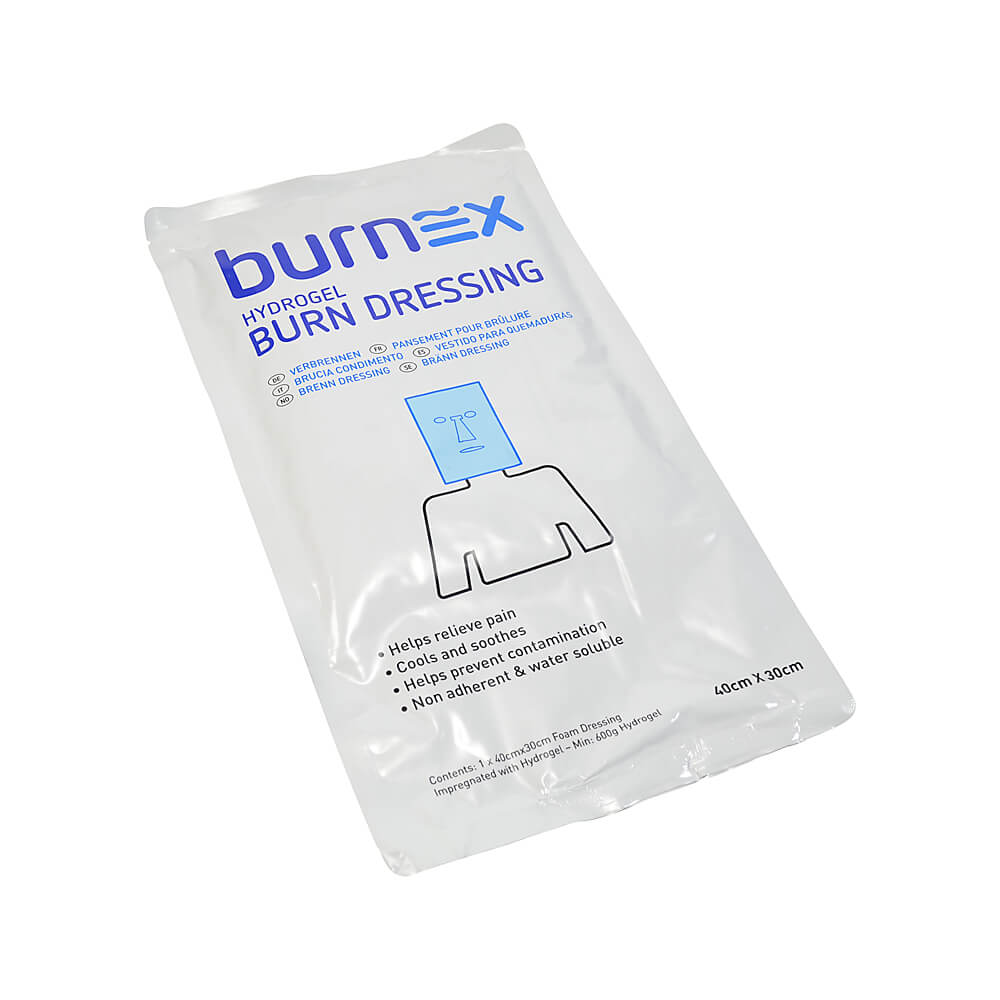 Burn Gel Dressing Face Mask 40 x 30cm - Alpha First Aid