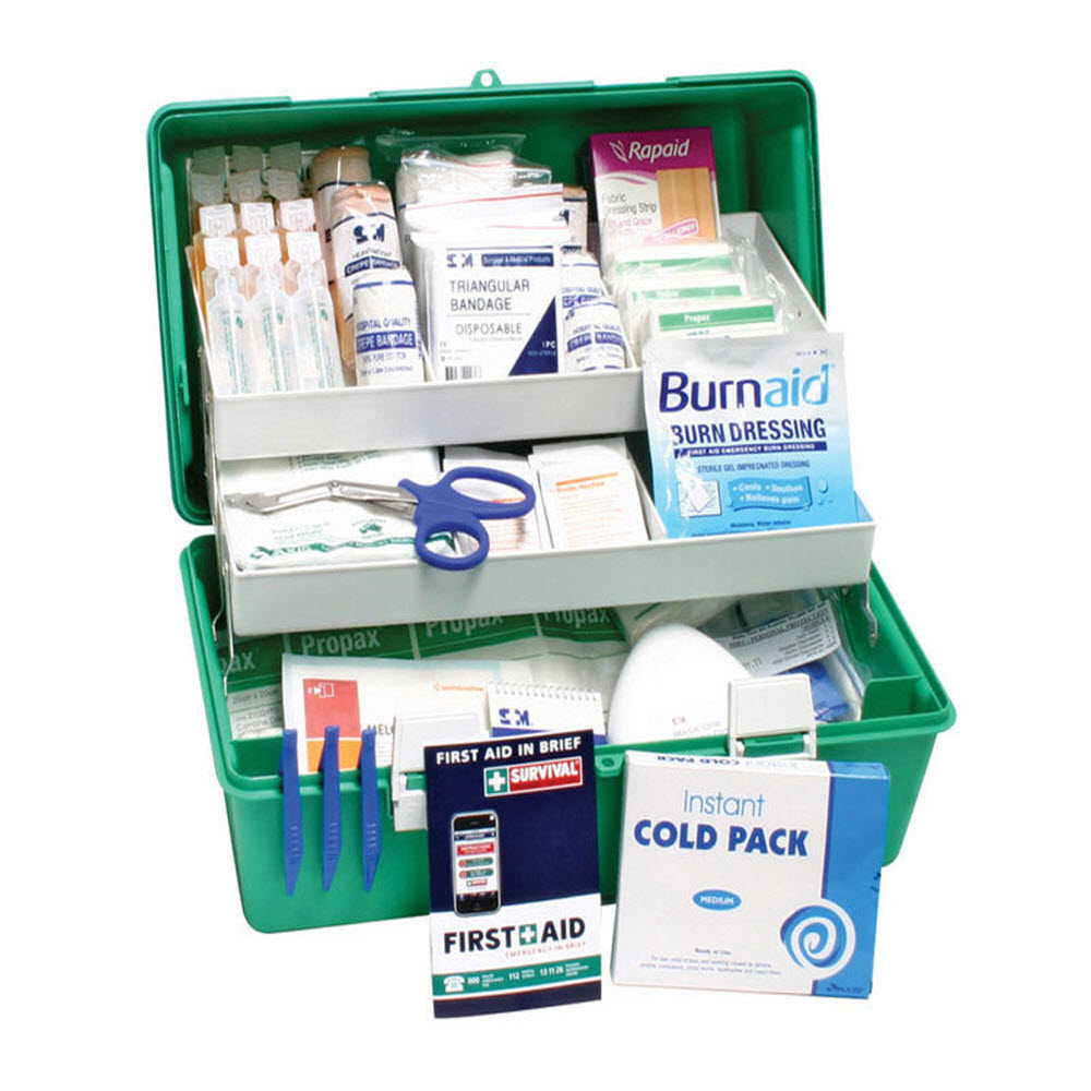Trauma Major Emergency Kit - Portable Plastic Carry | Alpha First Aid - Alpha First Aid