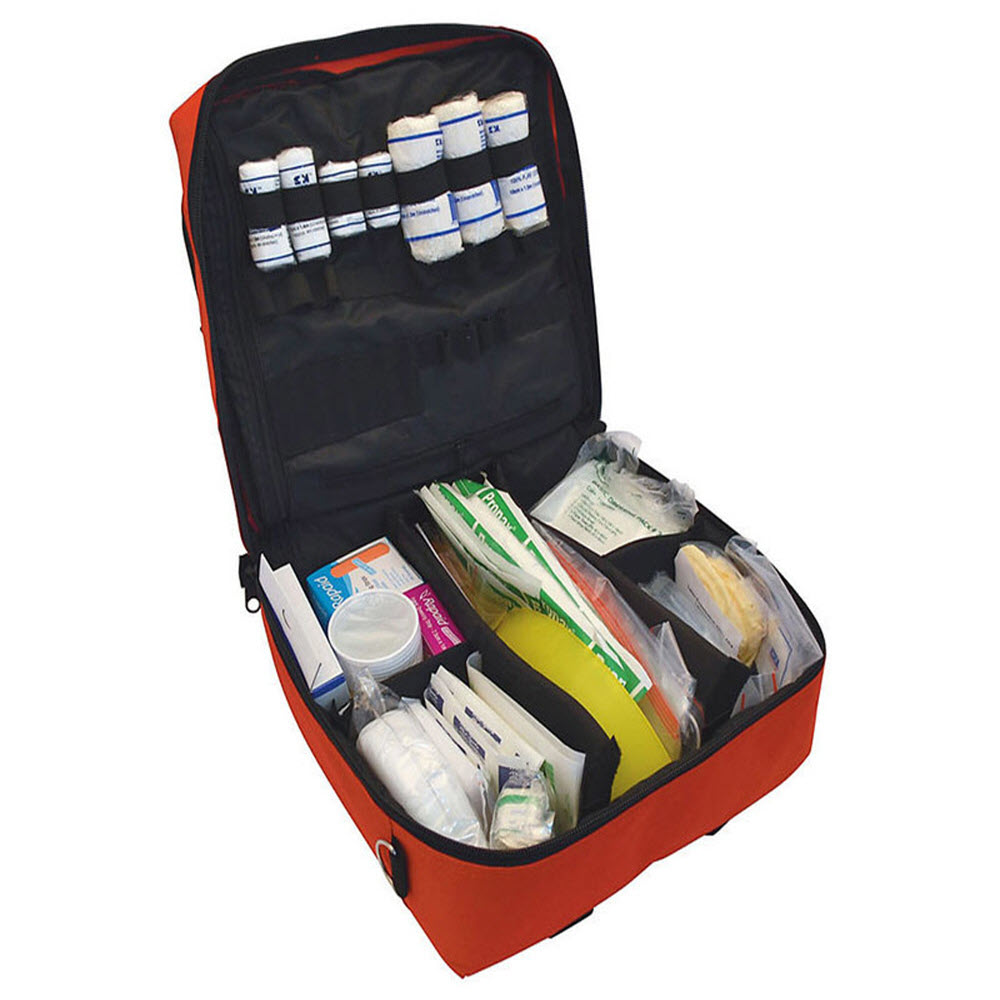 School (1-20) Kit in a Red Bag with Shoulder Strap - Alpha First Aid