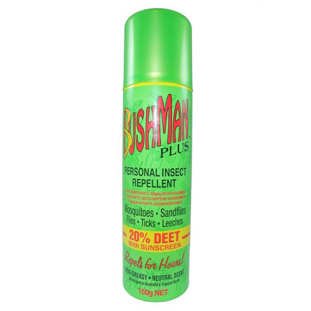 Bushman Plus Aerosol Insect Repellent with Sunscreen 150g - Alpha First Aid